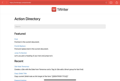 iPadのテキストエディター1Writerの使い方あれこれ。 | ぴらめこな生活